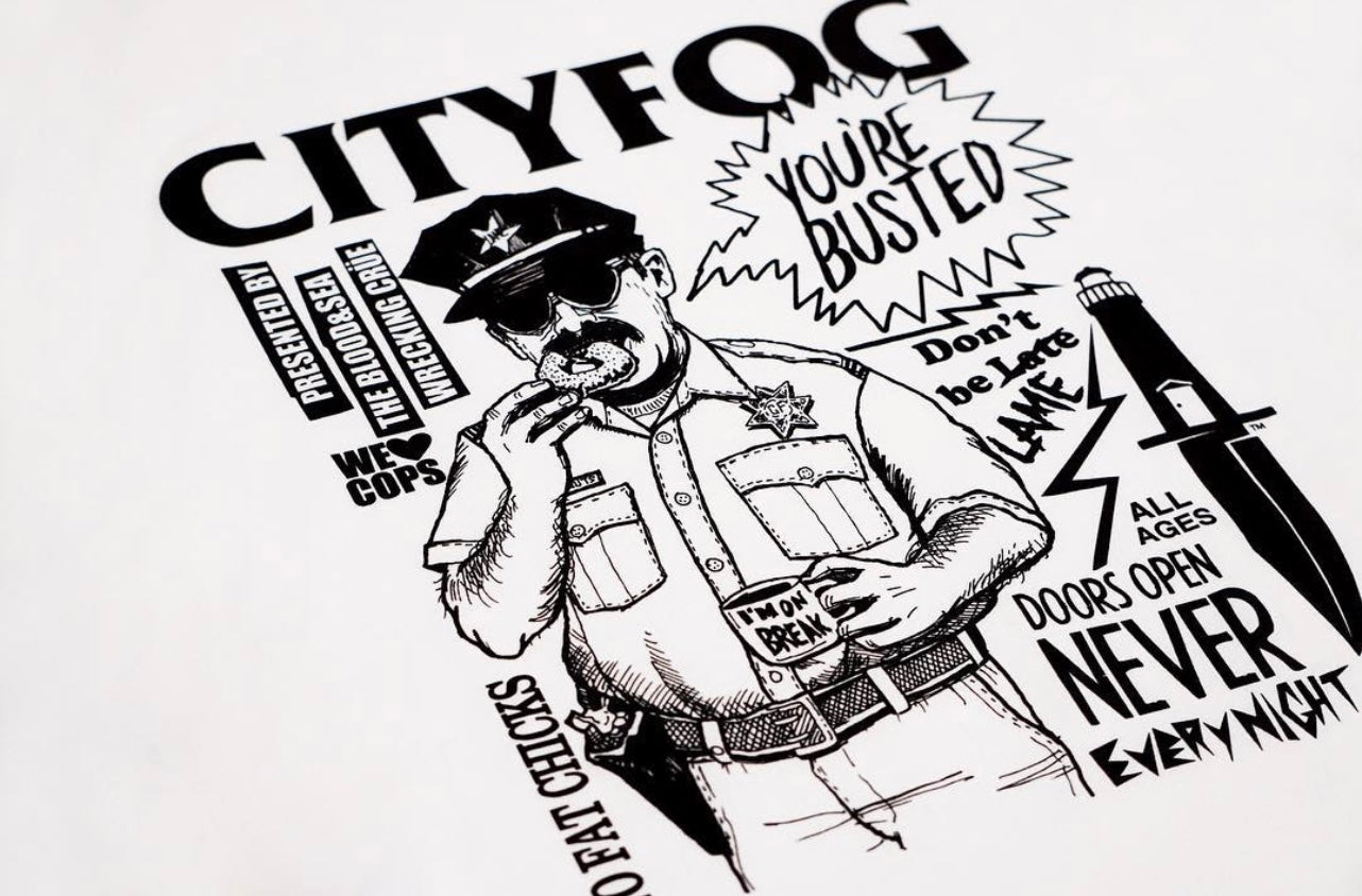 BUSTED TEE – CITY FOG